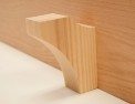 Wood Foot Rail System for Home Bars - Bar Foot Rail Kit - Hardwoods ...