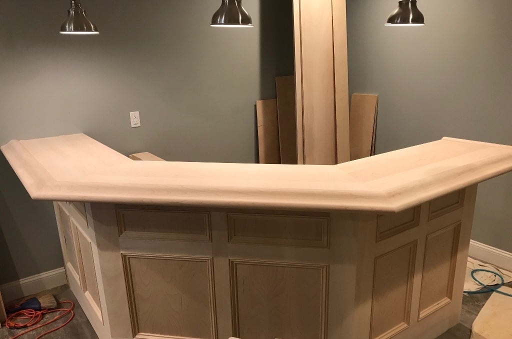 Bar Rail Molding Part- DIY Home Bar - Hardwoods Incorporated