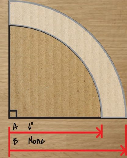 BR 158 Radius Corners - Hardwoods Incorporated