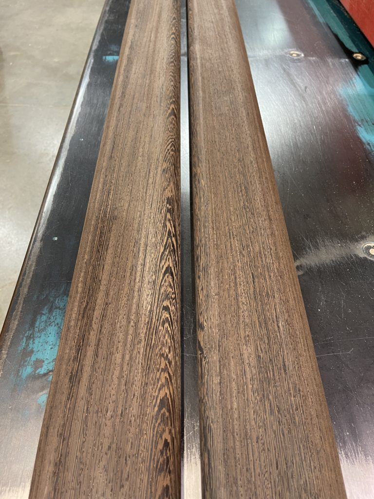BR 475 Wenge Chicago Bar Rail Molding - Hardwoods Incorporated